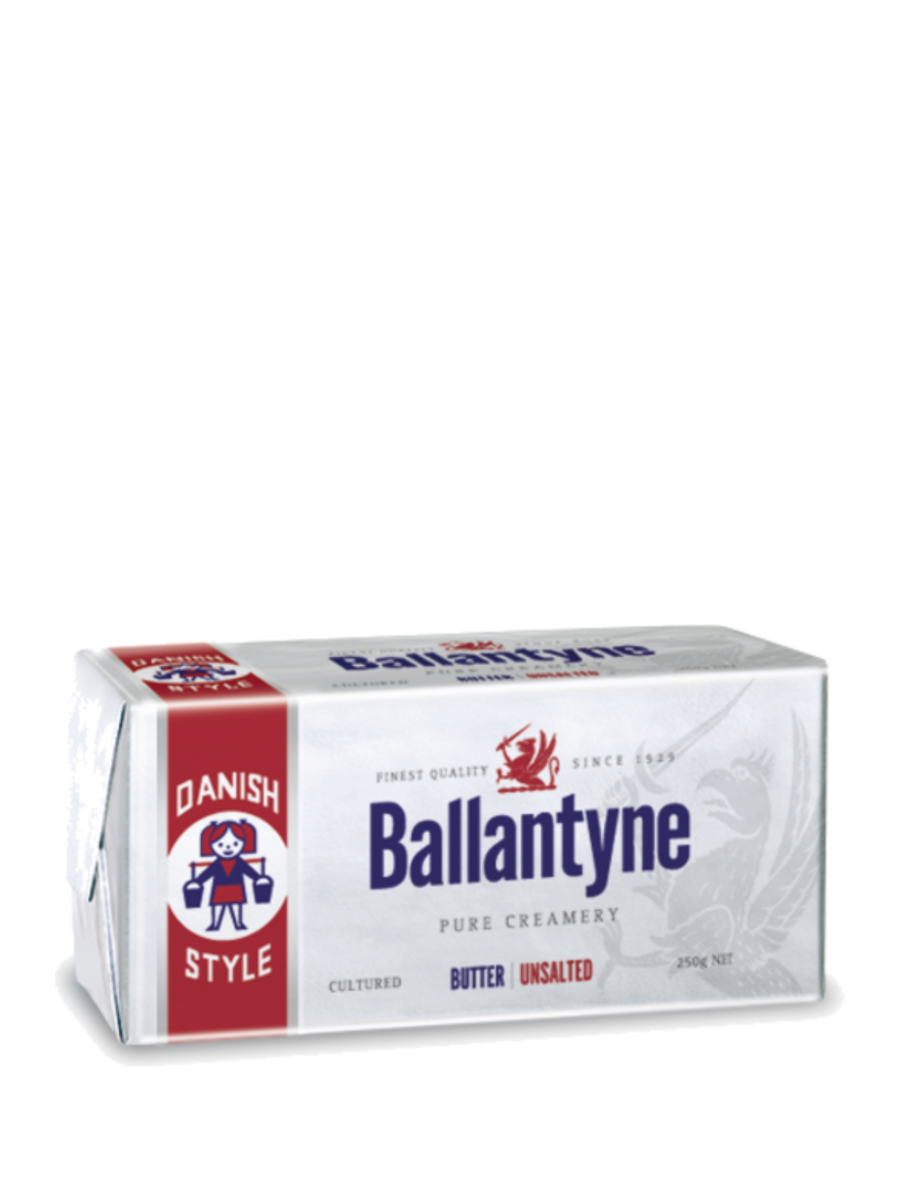 BALLANTYNE UNSALTED BUTTER 250GM – Village Grocer - KL Gateway Mall