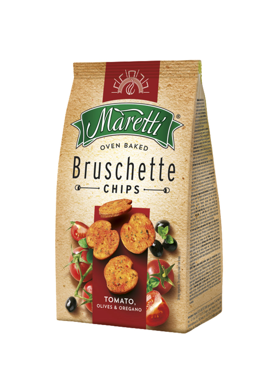 BRUSCHETTE MARETTI TOMATO, OLIVES & OREGANO 70G – Village Grocer - KL Gateway Mall