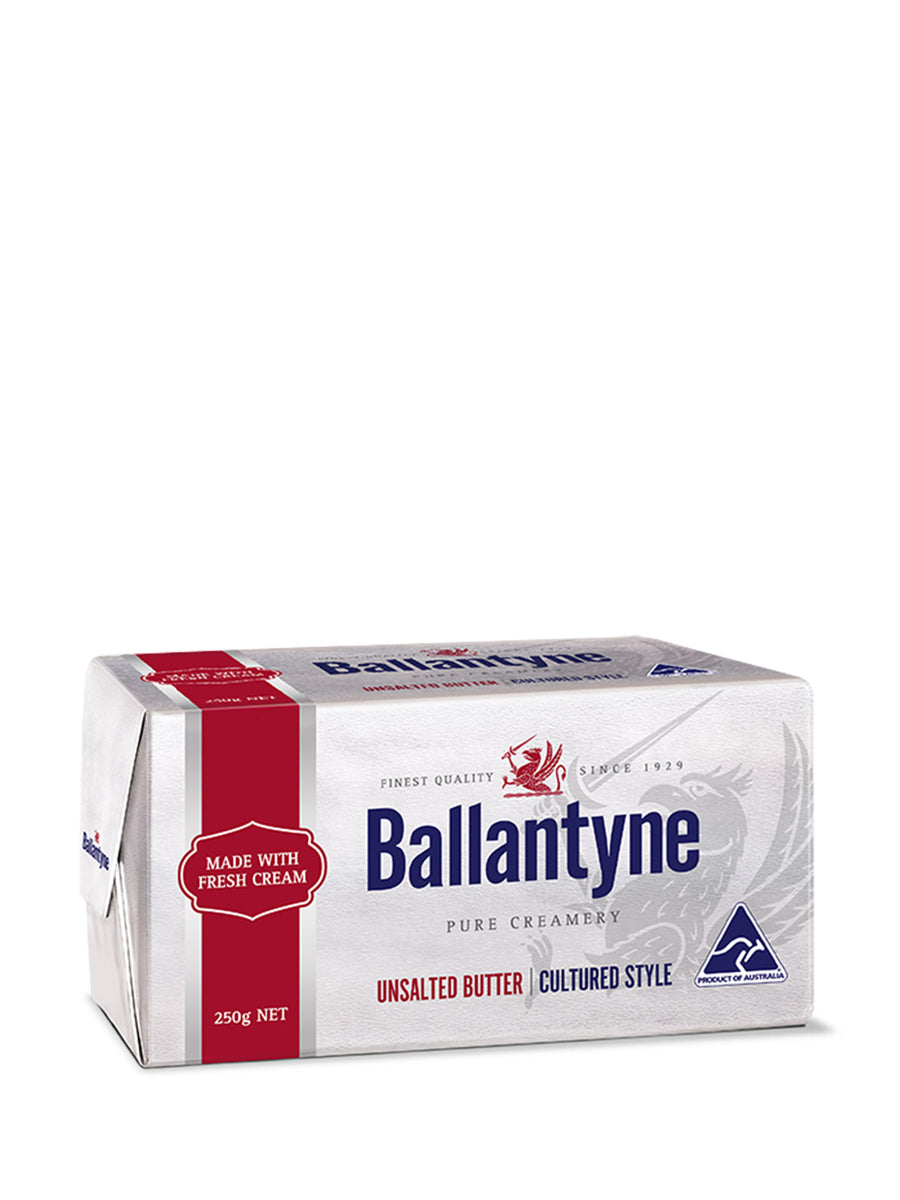 BALLANTYNE UNSALTED BUTTER 250GM – Village Grocer - KL Gateway Mall