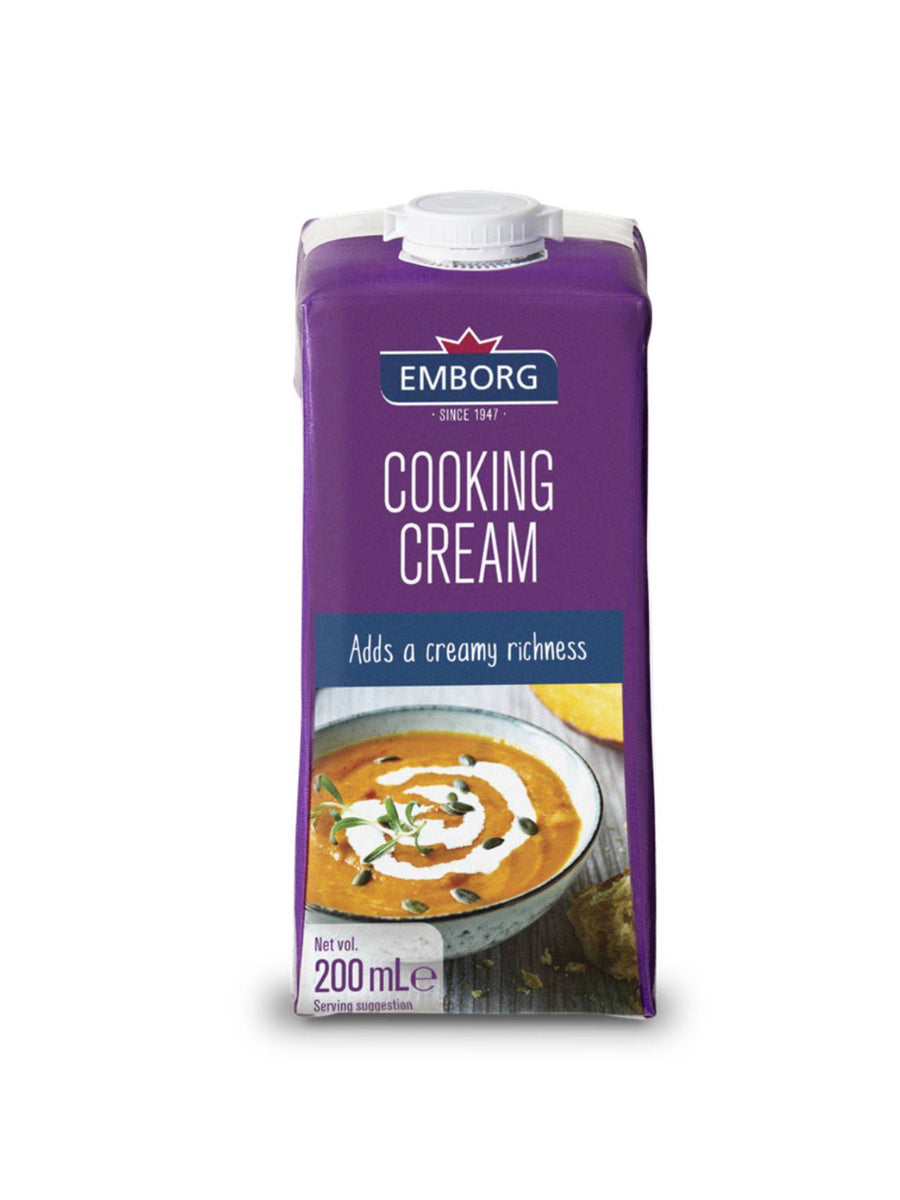 EMBORG FRENCH UHT COOKING CREAM 200ML – Village Grocer - KL Gateway Mall