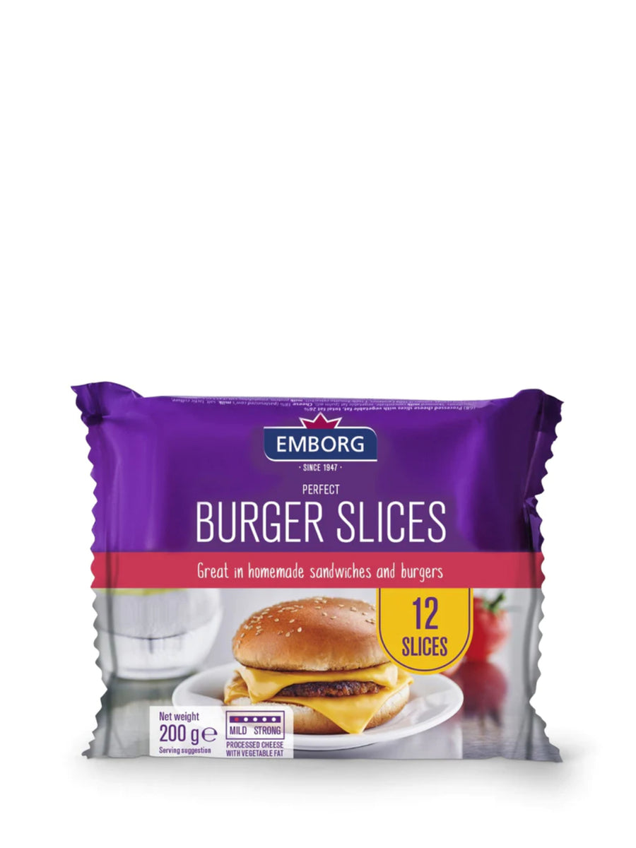 EMBORG PERFECT BURGER SLICES 200G – Village Grocer - KL Gateway Mall